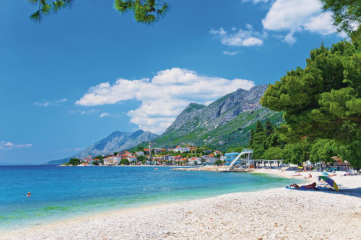 Gradac, Dalmácie, Chorvatsko - Dovolená 2018 - CK FISCHER